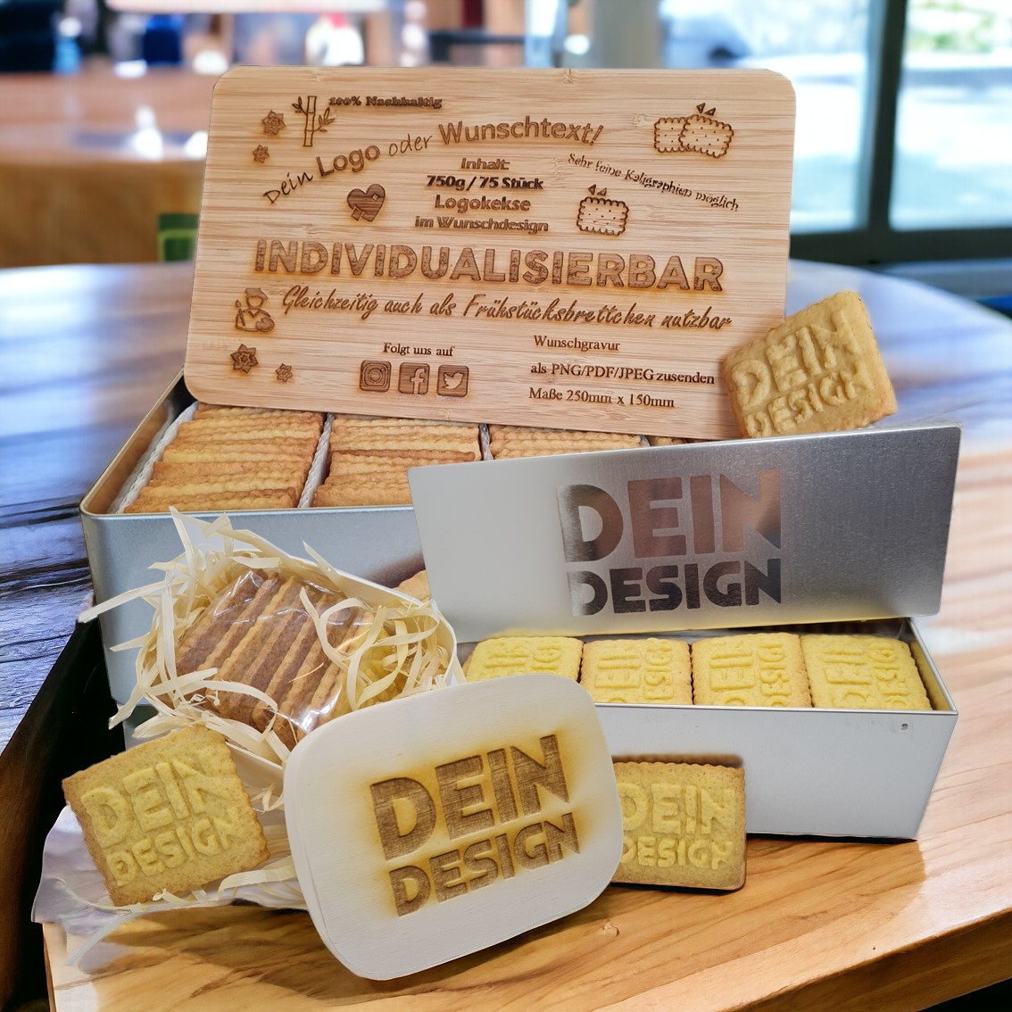 Exklusive Verpackte Logokekse von Keks Kreator | Einzigartige ...